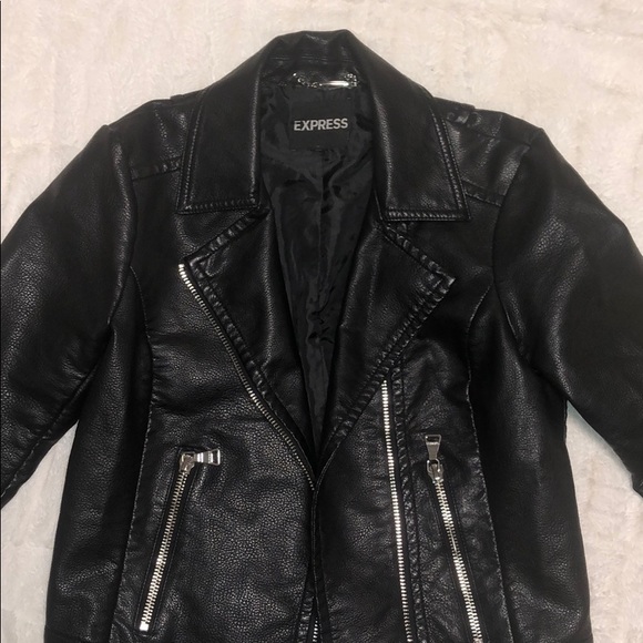 Express | Jackets & Coats | Leather Jacket | Poshmark
